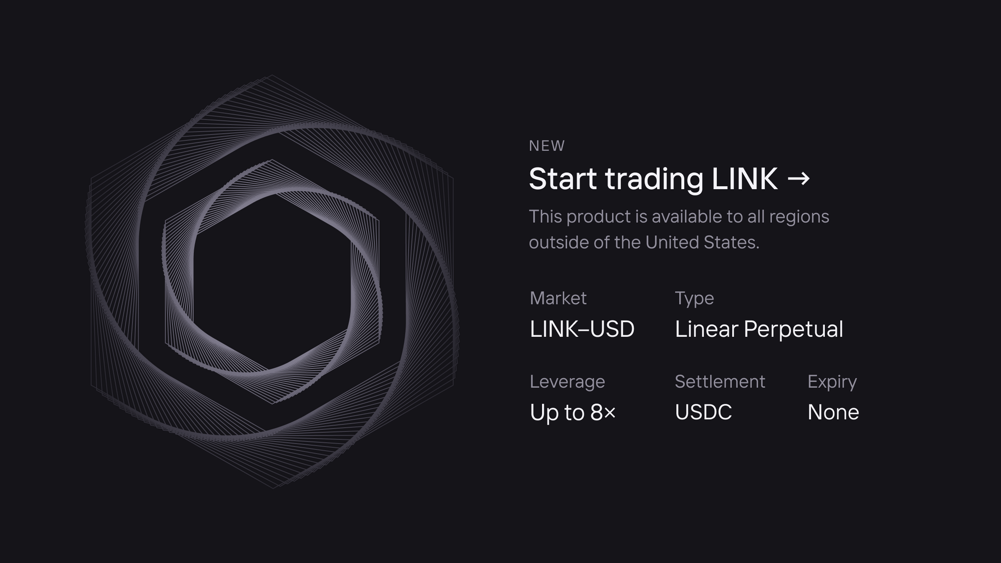 LINK-USD Perpetual Contract Market is Live